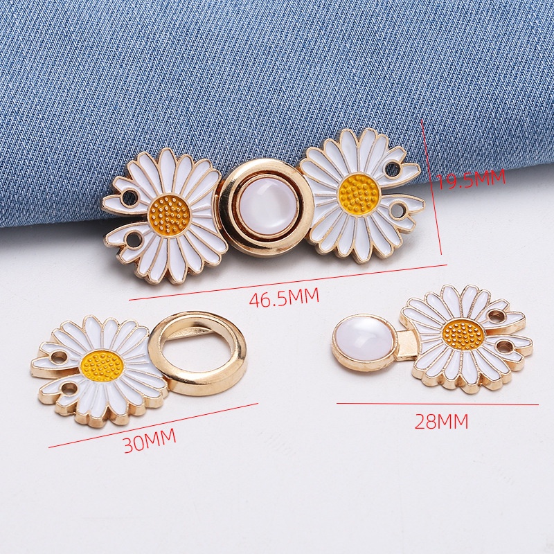 Sewing-free Metal Jeans Button Trendy Retro Adjustable Jeans Waist ...