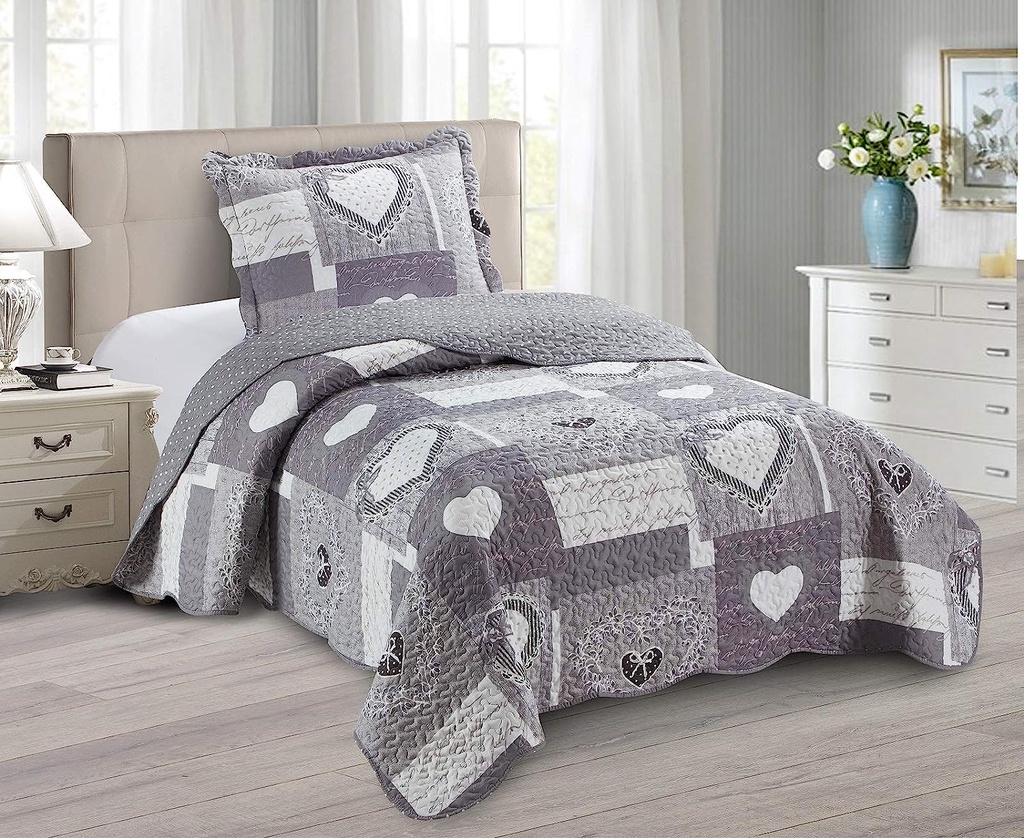 2 in 1 Set Single Patchwork Cadar Bedsheet Ready Stok New Update Stock ...