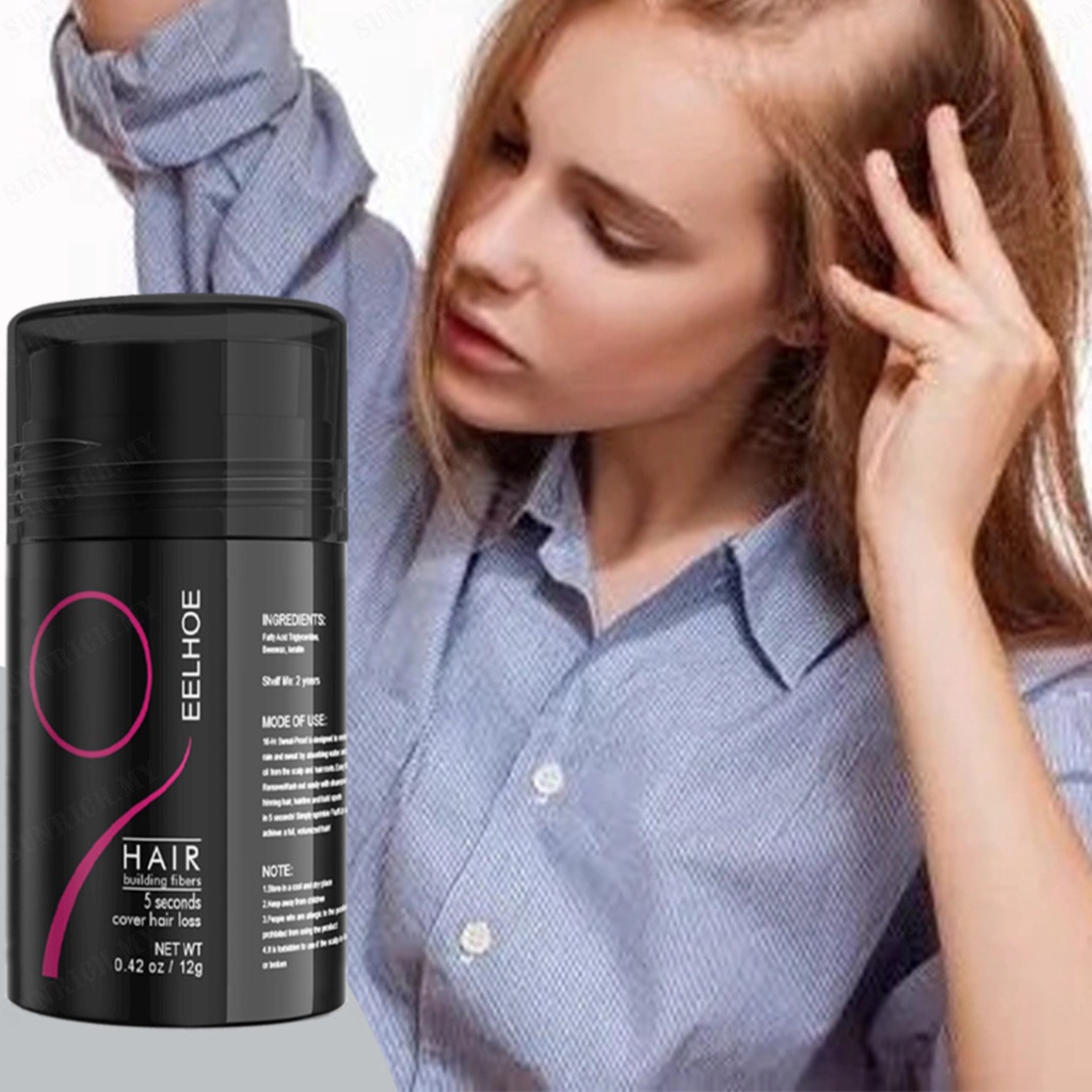 【COD】EELHOE Hair Thickening Hair Building Fiber Powder Hair Thickening ...