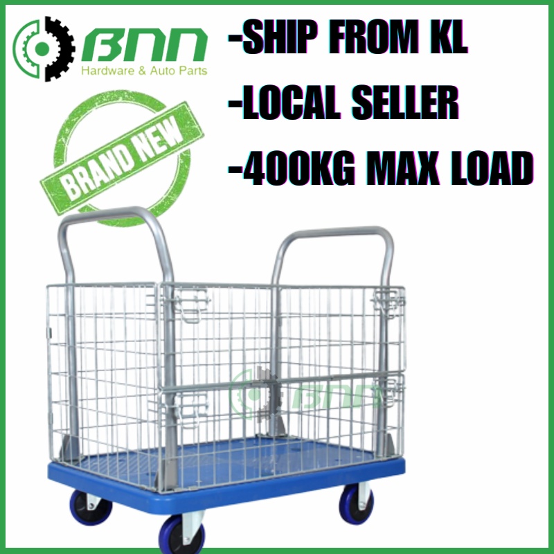 Caged Trolley Warehouse Picking Multipurpose Portable 400KG LOAD With ...