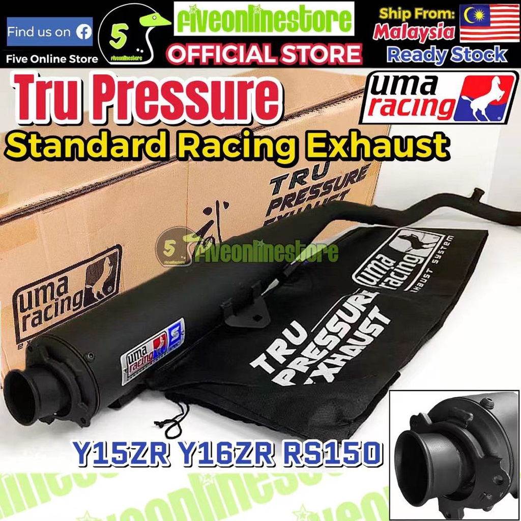 UMA Racing Exhaust Paip S-SPEC Y15ZR Y16ZR LC135 NEW RS150 RSX150 True ...