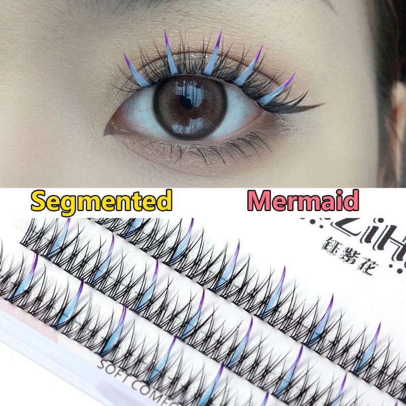 Ciliary Angel Segmented Little Devil Fake Eyelash Set Natural Fiber ...