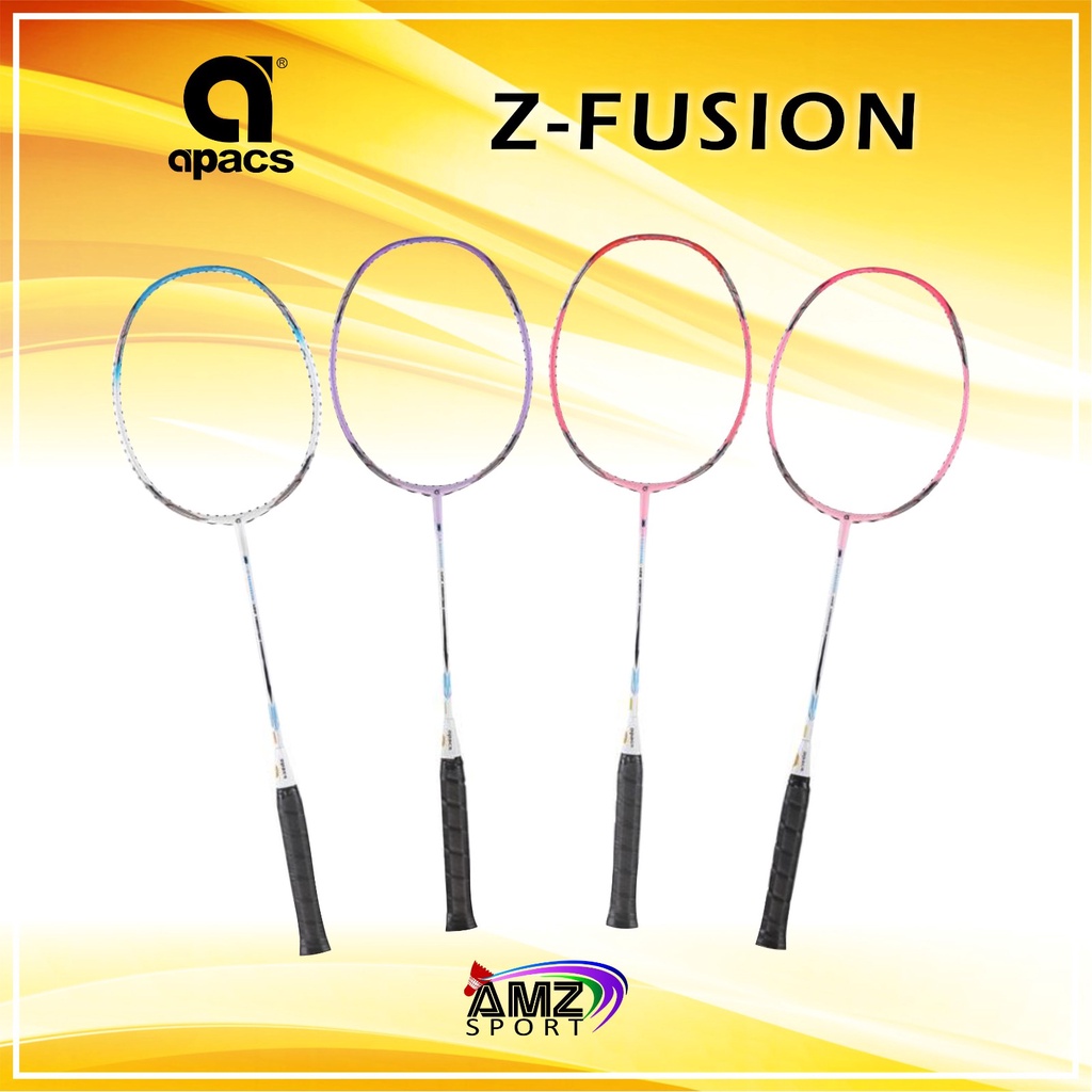 APACS Z FUSION BADMINTON RACKET (ORIGINAL & READYSTOCK) NEW COLOURS ...