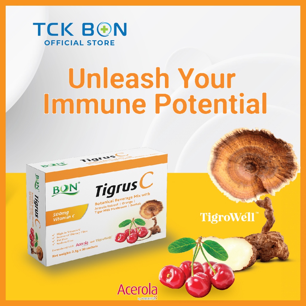 TCK BON Tigrus C (30 Sachets x 1 Box) | Shopee Malaysia