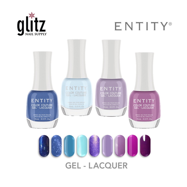 ENTITY Nail Lacquer Purple & Blue Colors (15ml) | Shopee Malaysia