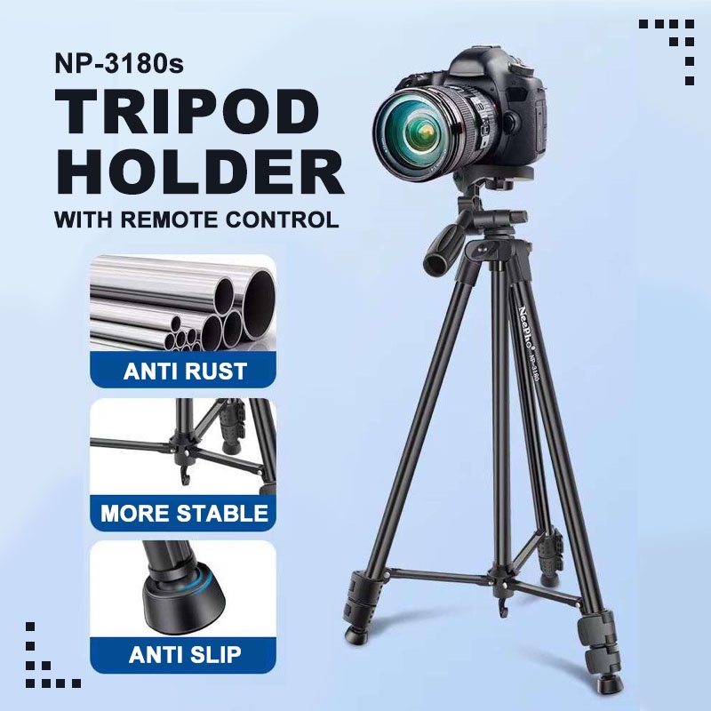 Wireless Bluetooth Remote Tripod NeePho Tripod NP-3180s Live Self Timer ...