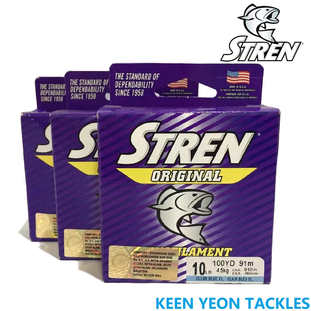 STREN ORIGINAL MONOFILAMENT LINE (100y) | Shopee Malaysia