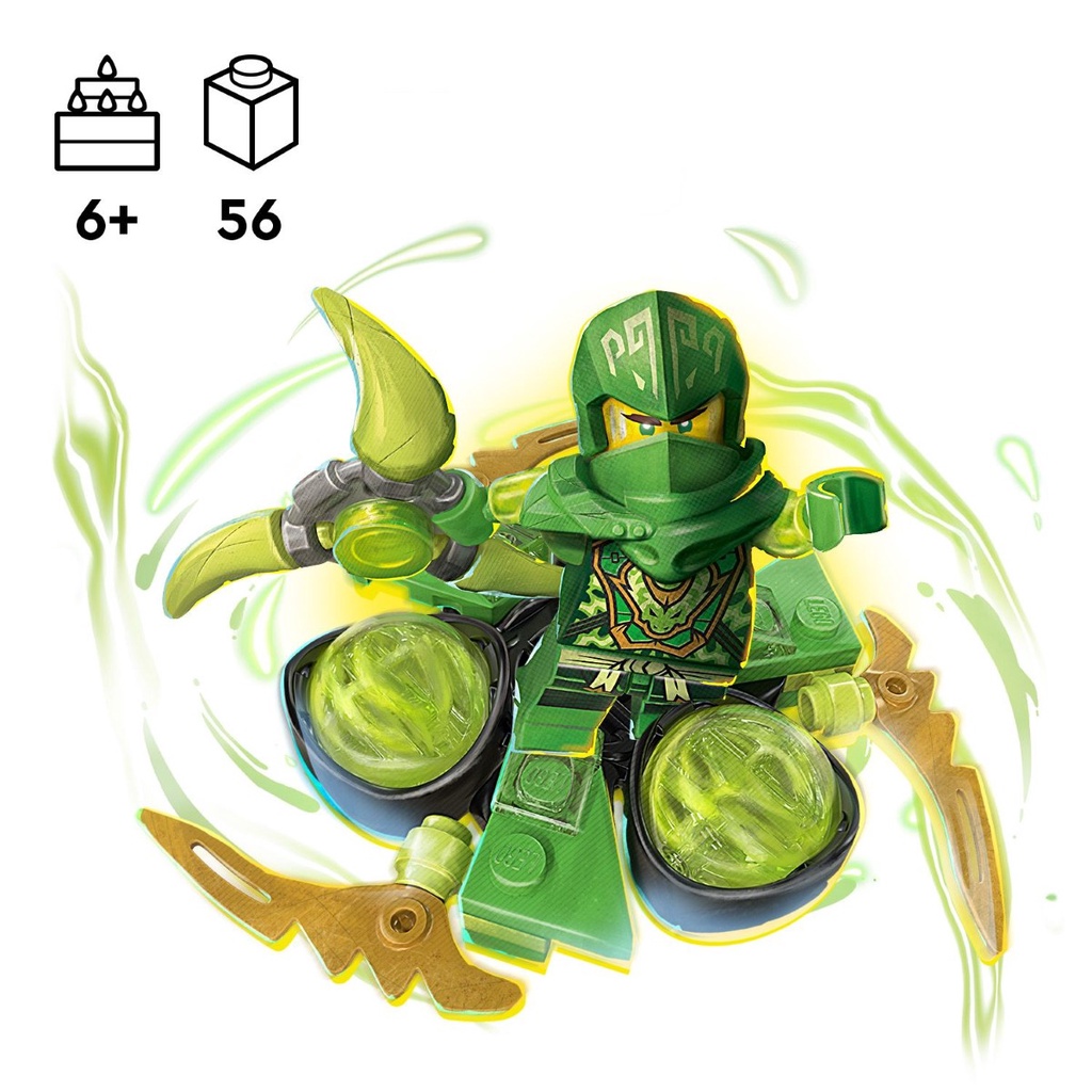 LEGO 71779 NINJAGO Lloyd Dragon Power Spinjitzu Spin Building Toy Set (56 Pieces) | Shopee Malaysia