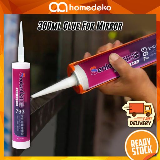 300ml Glue For Glass Construction Gam Cermin Mirror Silicon Glass Glue ...