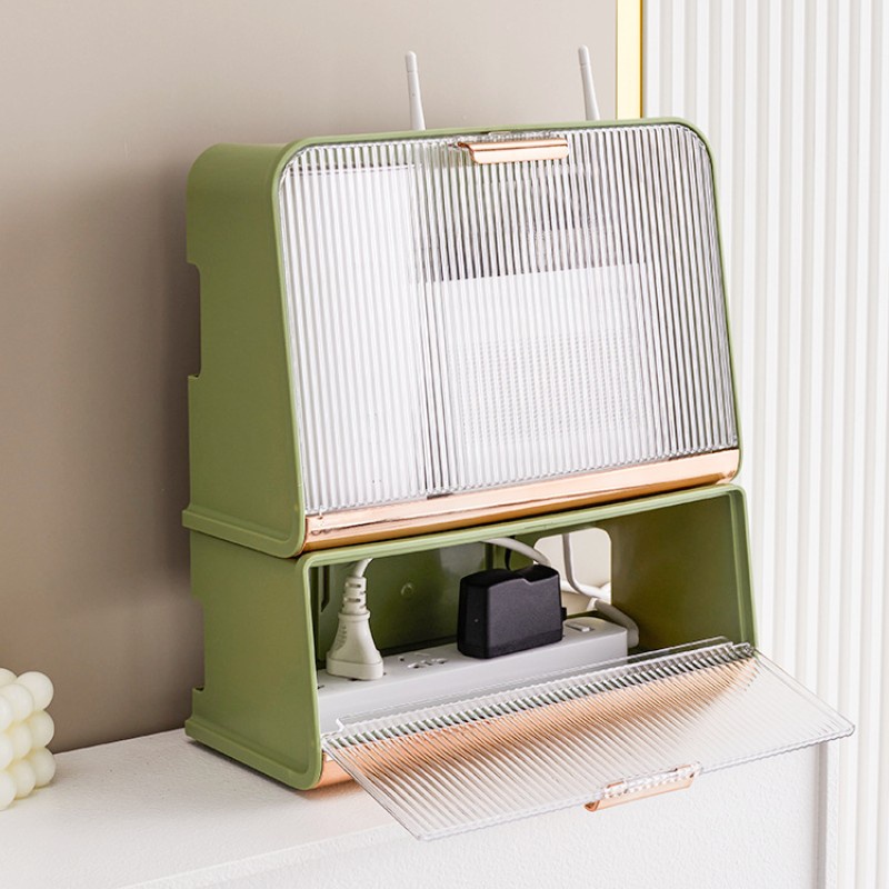 Johor Seller || WiFi Router Storage Box Wire TV Set Top Box Wall ...