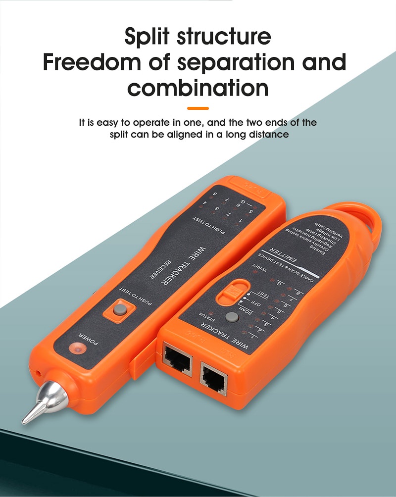 LAN Network Cable Tester Cat5 Cat6 RJ45 RJ11 UTP STP Detector Line ...