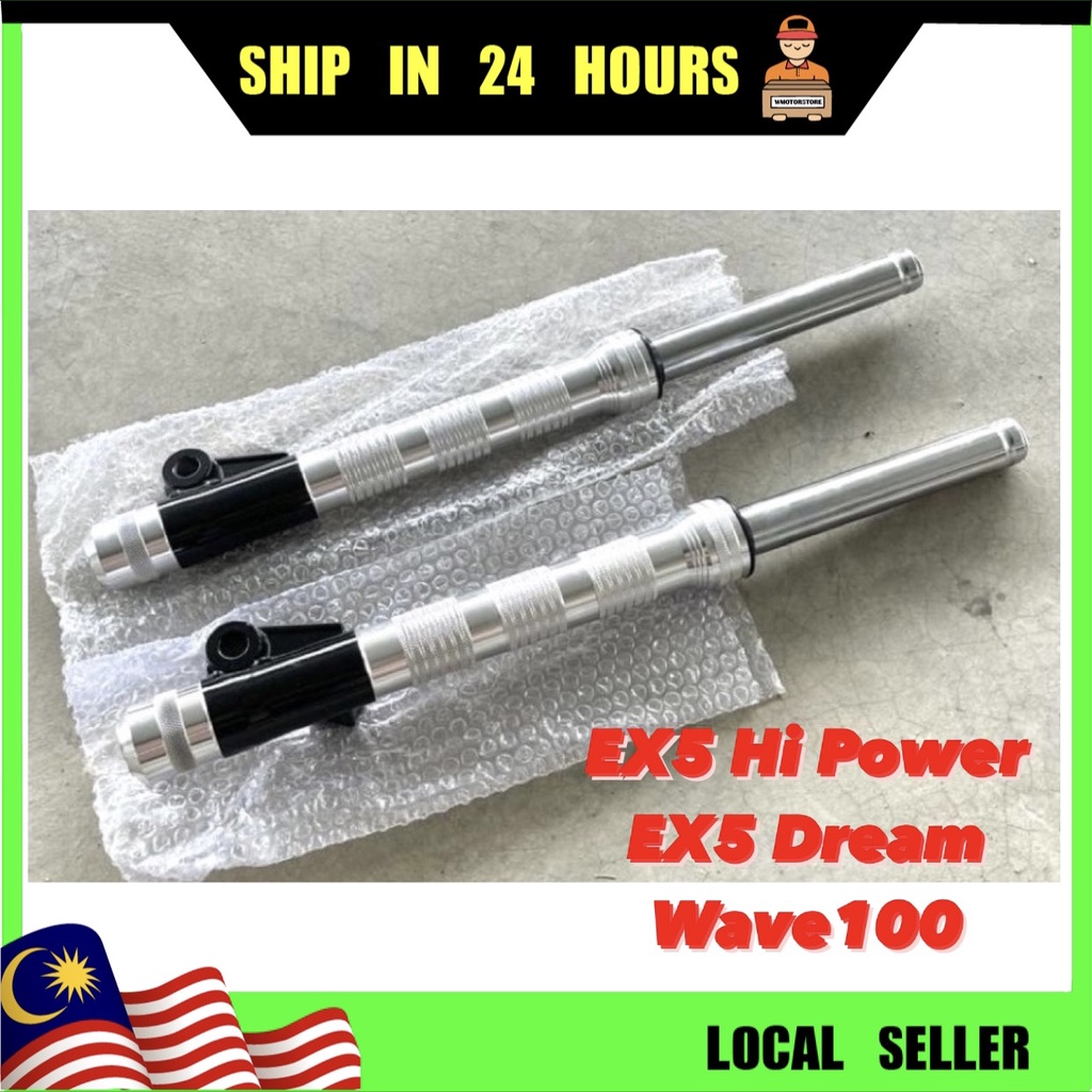 CNC FORK LAY Wave100 / EX5 HP / EX5 Dream FRONT FORK LAY HONDA WAVE EX5 THAILAND LEO KYB KING ...