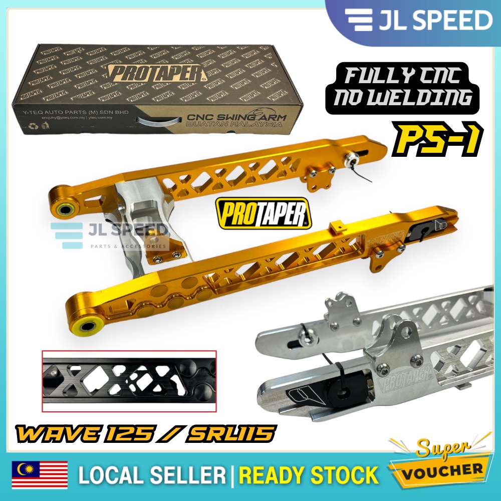 PROTAPER PS1 WAVE 125 / LAGENDA 115 / KRISS FULLY CNC SWING ARM (NO ...