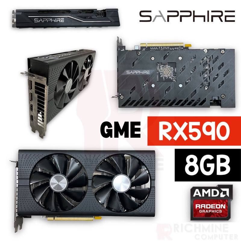 {Ready Stock) SapphirePulse RX590 8GB Gaming GPU Desktop PC 8G AMD 580 ...
