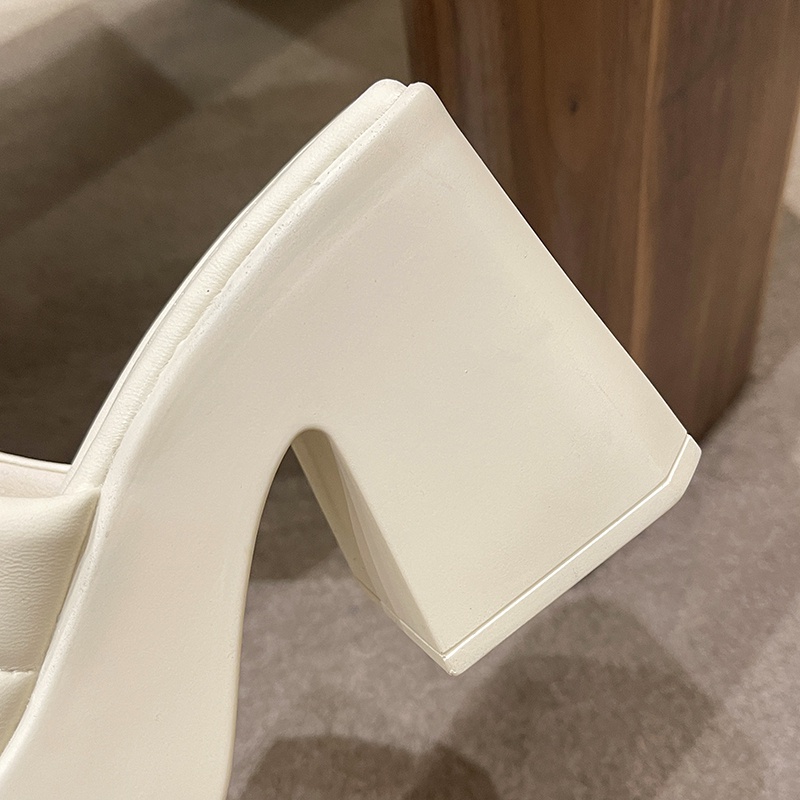 Women Heels Sandals Simple Fashion Atmosphere Comfortable Non-slip ...