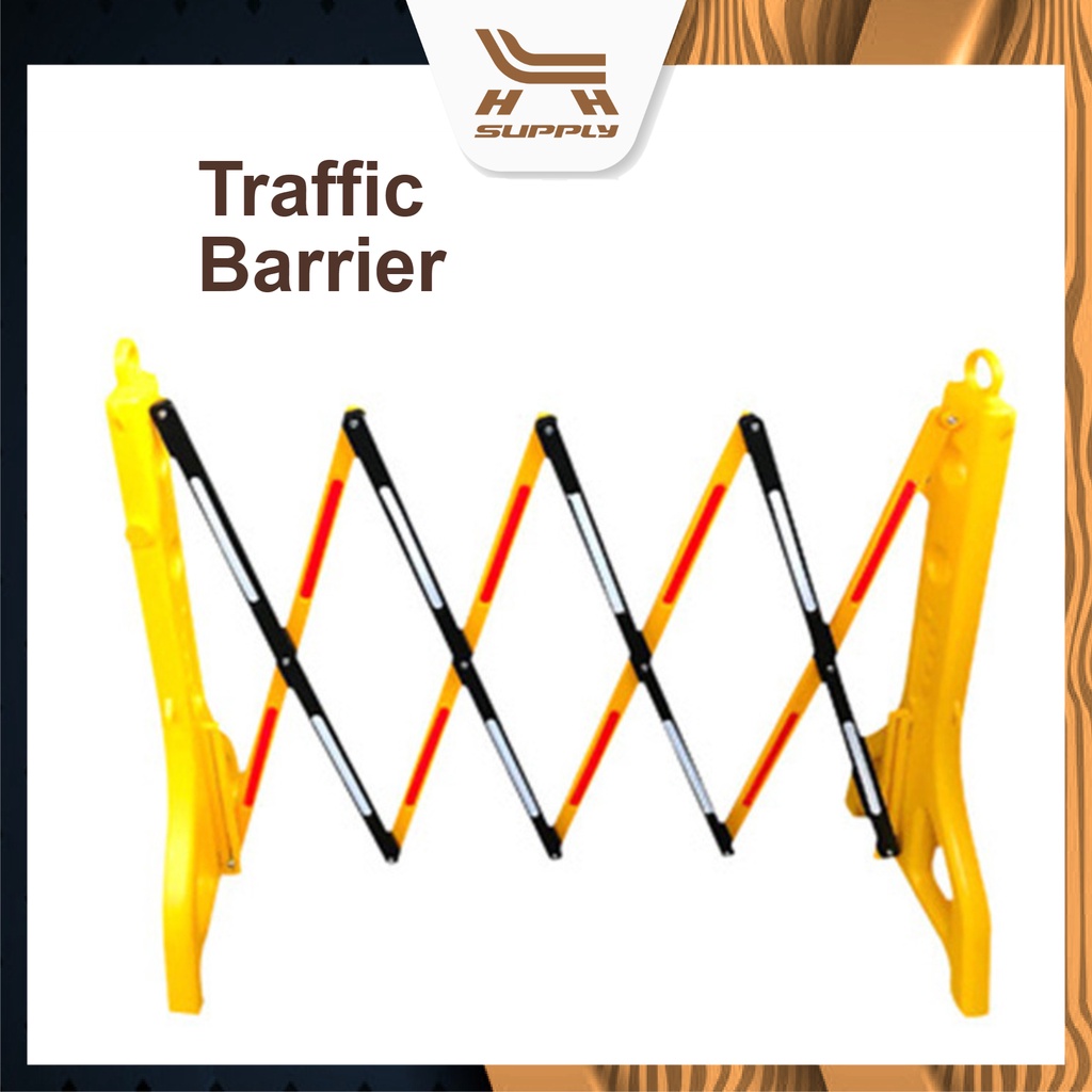 LH Extendable Mobile Barricade Fence, Road Barrier Movable Construction ...