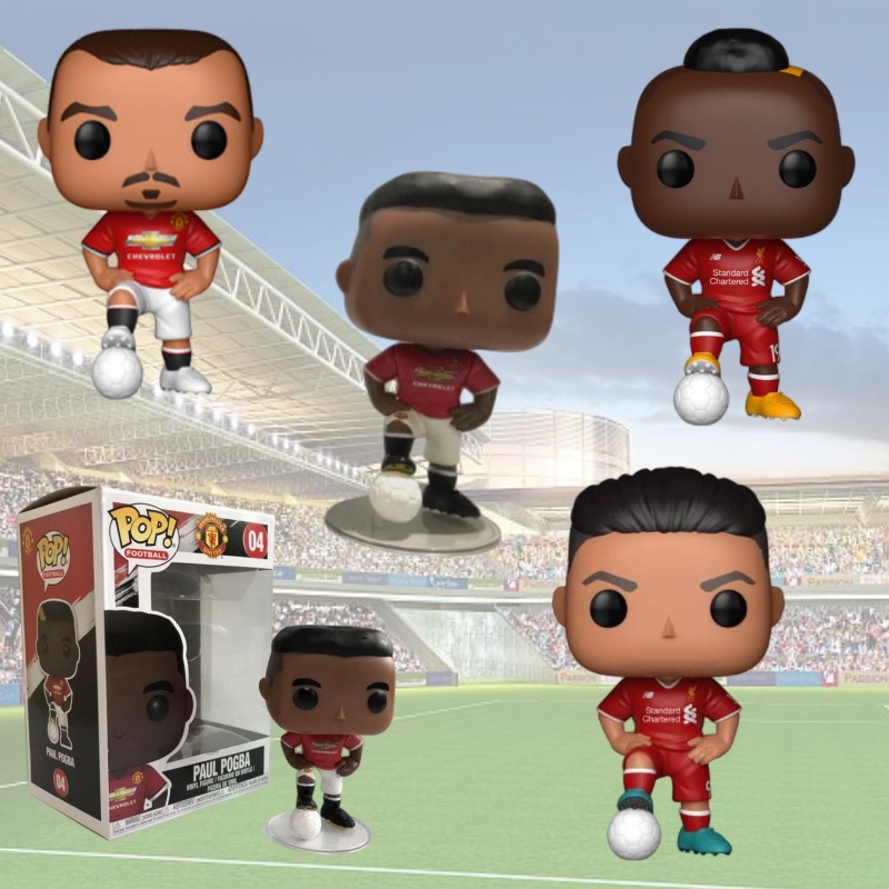 Collectible Pop Football Star Models Man Utd, Liverpool, Pogba, Salah ...