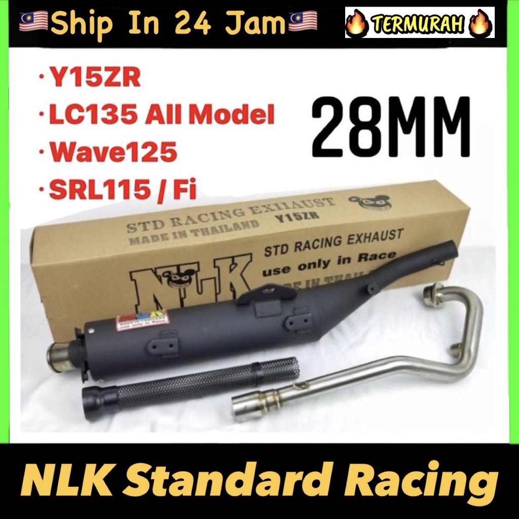 NLK Standard Racing EXHAUST Y15ZR LC135 V1 V8 SRL110 SRL115 Z ZR Fi ...