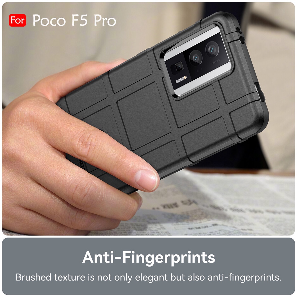 Xiaomi Poco F5 Pro Rugged Thick TPU Shockproof Case Cover Protection ...