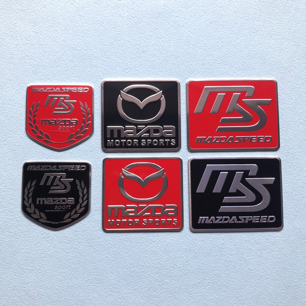Mazda Metal Car Body Nameplate Sticker Auto Rear Emblem Badge Trunk ...