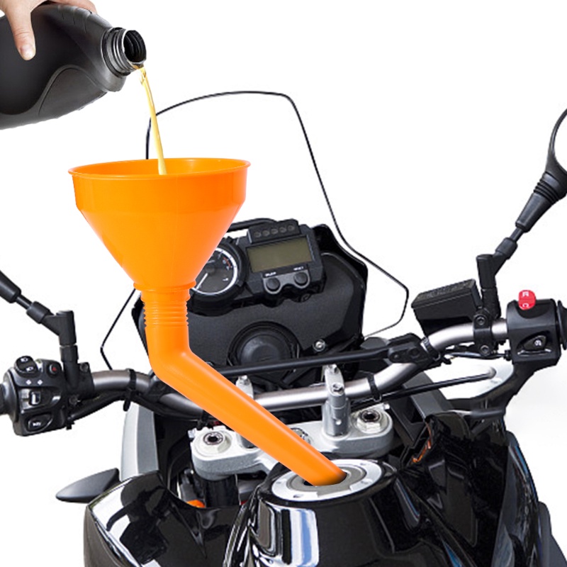 Handless Gasoline Engine Filling Funnel Extended Guide Pipe Fuel ...