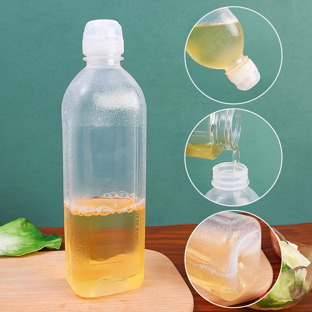 300ml/500ml Squeeze Oil Bottle Oil Dispenser Cooking Condiment ...