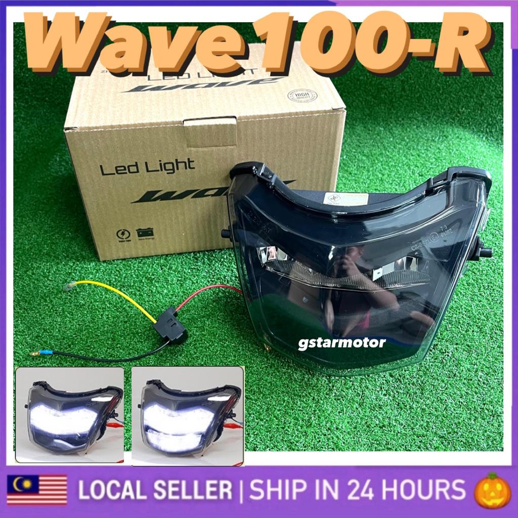🔥Honda WAVE100R HEAD LAMP W100R LED HEADLAMP W100-R WAVE100 R WAVE 100R ...