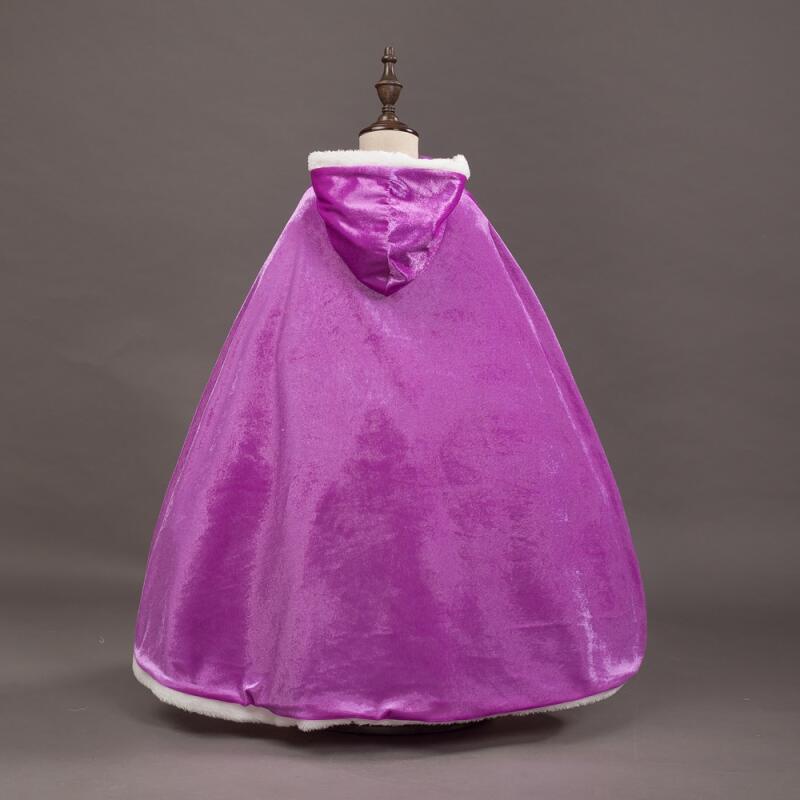 Forzen Elsa Snow White Cape Cloak Rapunzel Cinderella Sophia Disney ...