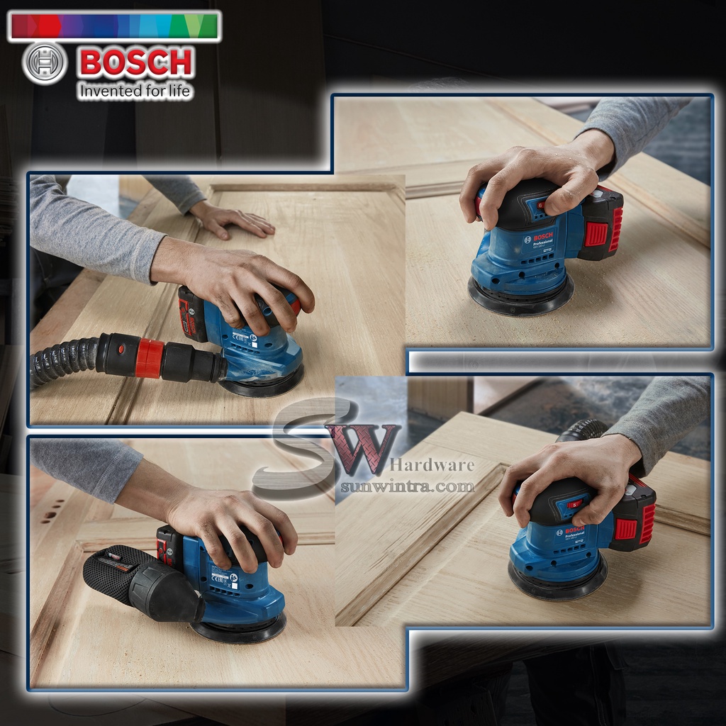 Bosch GEX 185-LI PROFESSIONAL RANDOM ORBIT SANDER GEX185 ** SOLO or BATTERY SET F.O.C Bosch ...
