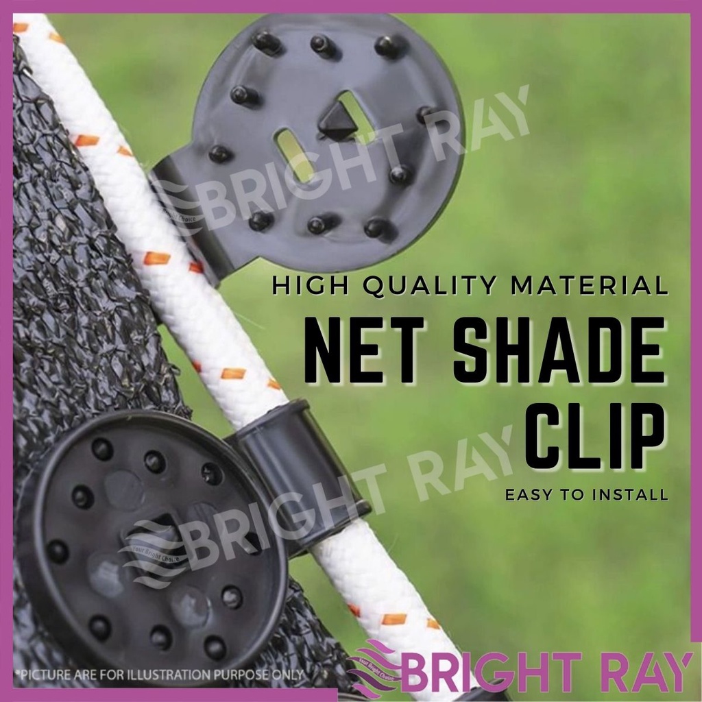 [1PC] Sunshade Net Clip Net Shade Clip Garden Net Shade Klip Jaring ...