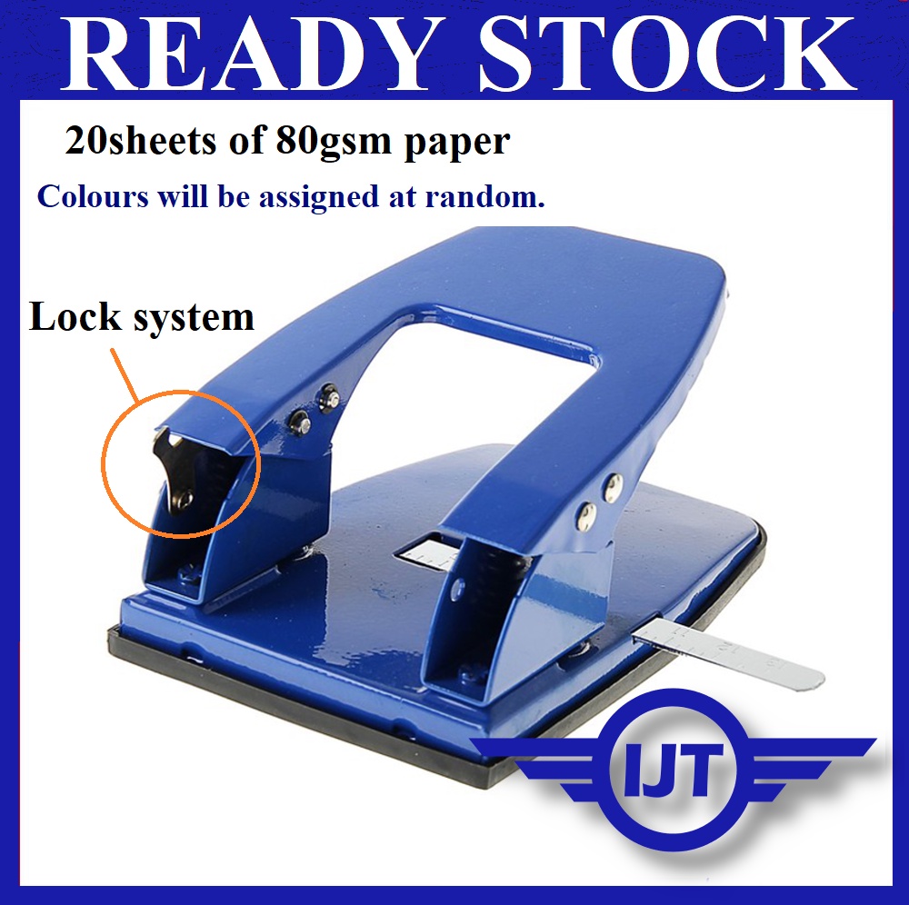 YIZHIWANG YZW8260 2 Hole Puncher / Penebuk Lubang With Lock System ...