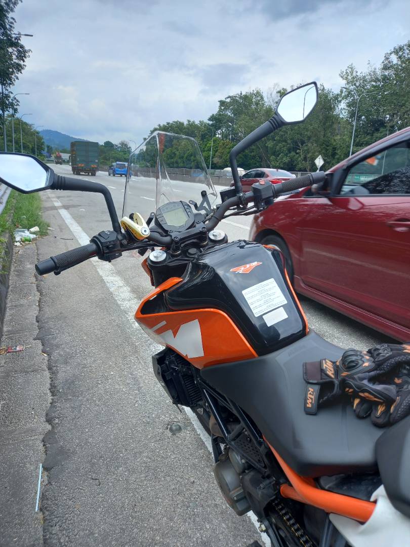 Motorcycle front Windshield WindScreen Visor Viser For KTM Duke 125 200 ...
