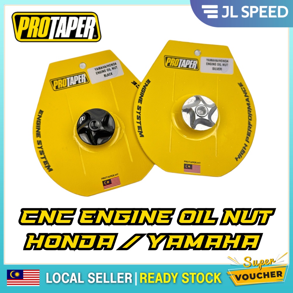 PROTAPER CNC ENGINE OIL NUT ENJIN SKRU MINYAK HITAM UNIVERSAL YAMAHA ...
