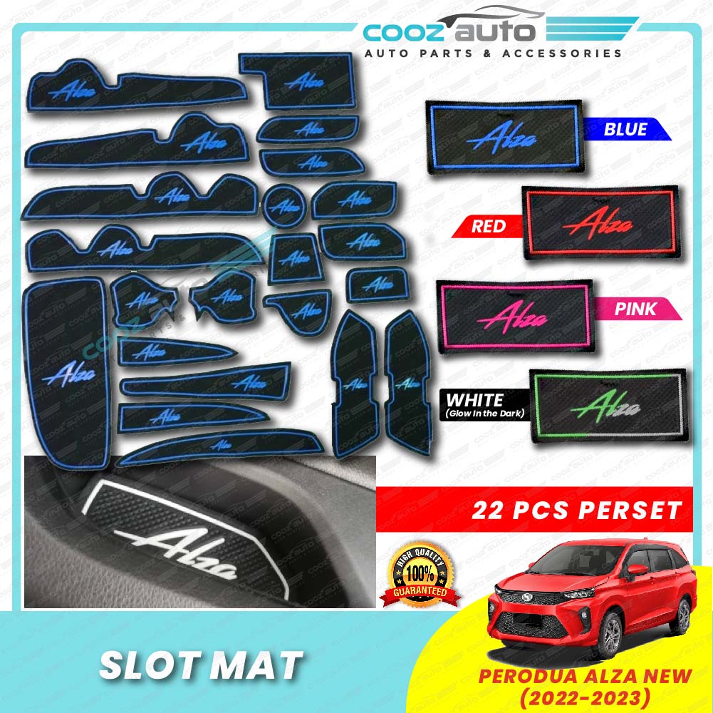 Perodua Alza AV Alza H X Alza New 2022 - 2024 Interior Rubber Slot Mat ...