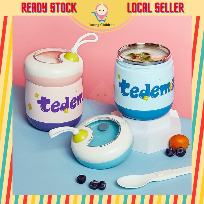 450ml Tedemei Stainless Steel Soup Container Thermal Container Thermos ...