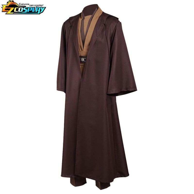 Star and War Obi Wan Kenobi Cosplay Costume Jedi Knight Robe Suit ...
