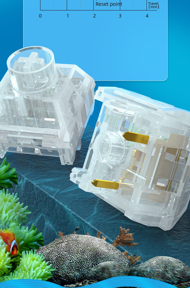 Kailh Kailhua BOX White switch Know Winter Summer Jellyfish Paragraph ...