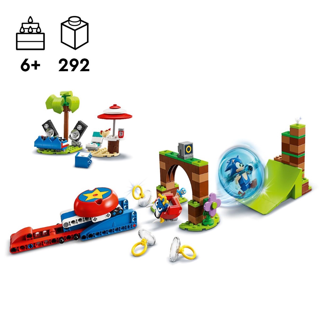 LEGO 76990 Sonic the Hedgehog Sonics Speed Sphere Challenge Building ...