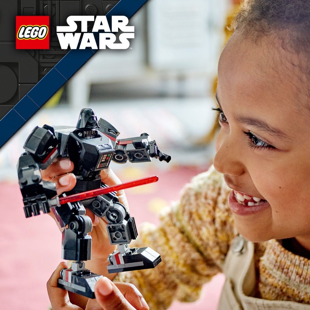 LEGO 75368 Star Wars Darth Vader Mech Building Toy Set (139 Pieces ...