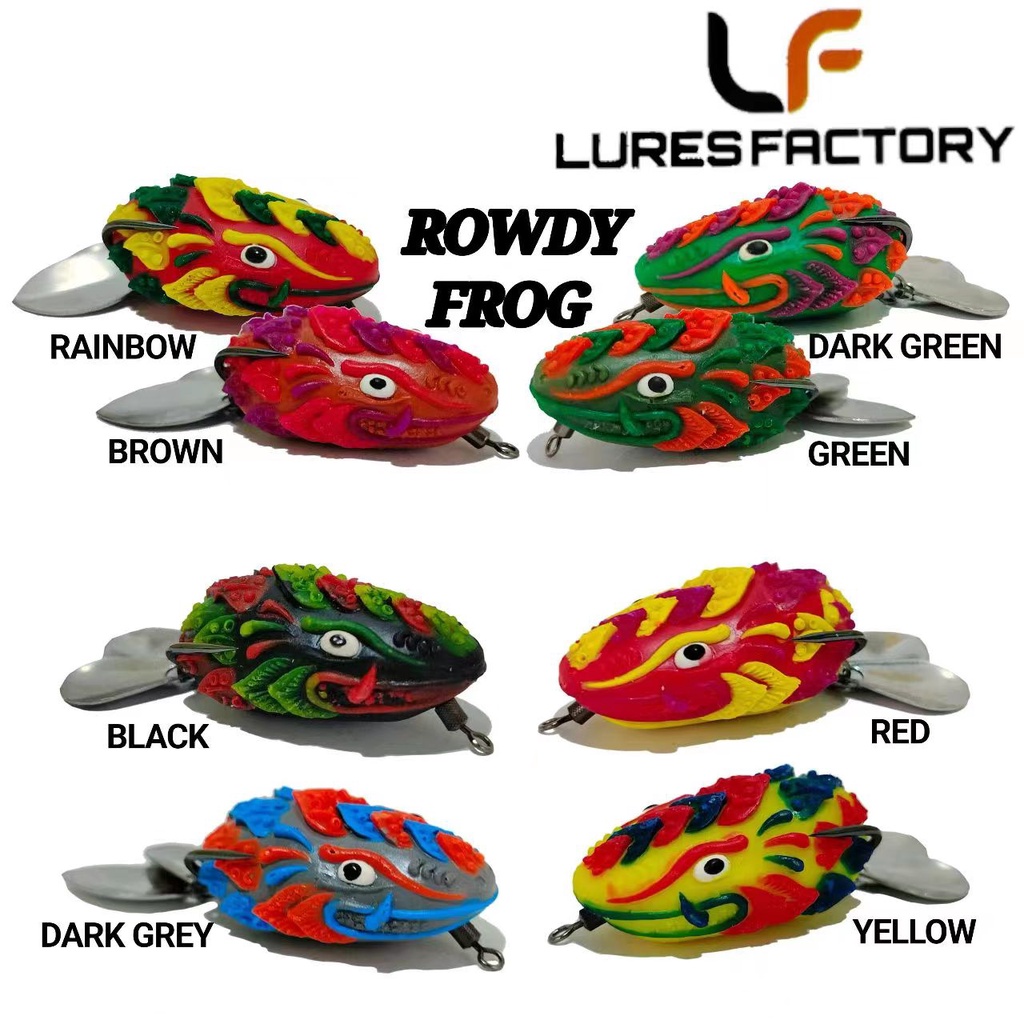 LURES FACTORY ROWDY SOFT FROG (40mm) | Shopee Malaysia