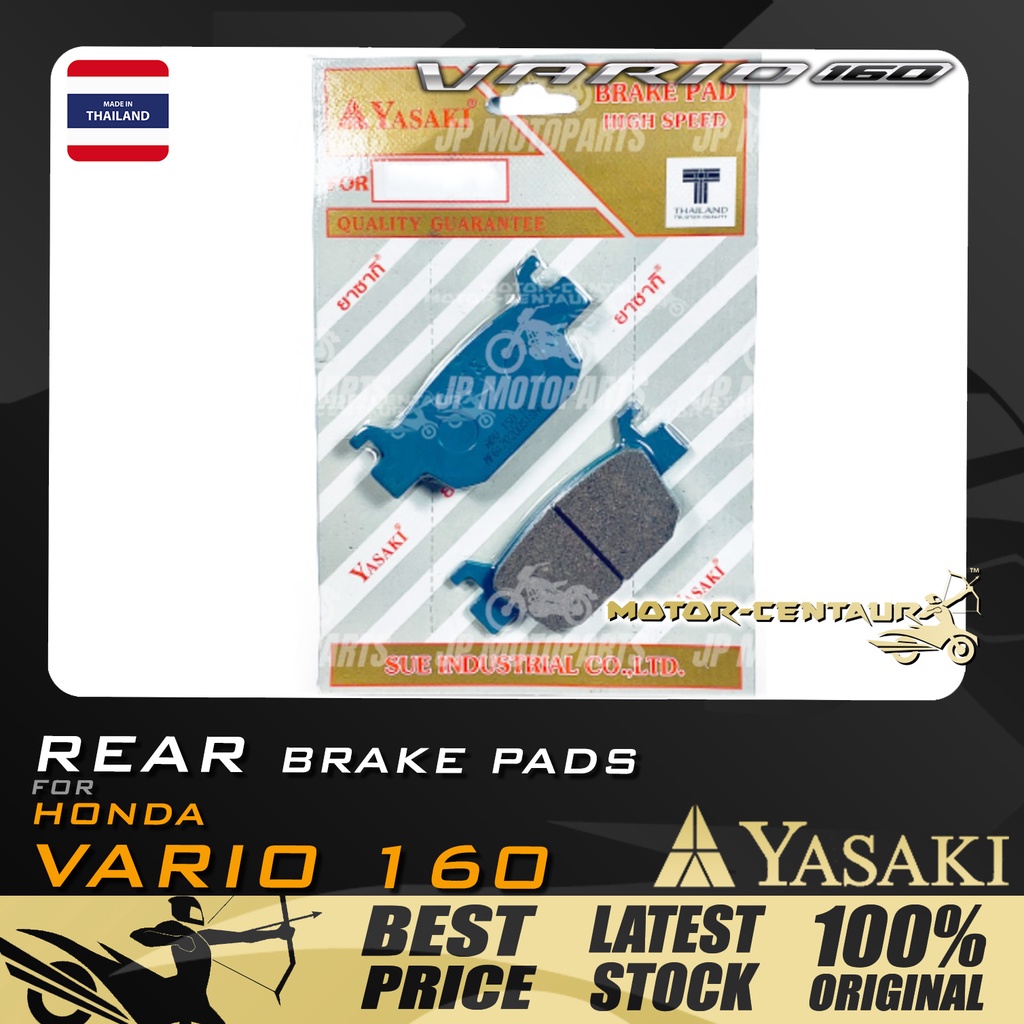 KULIT BREK REVOTEQ, YASAKI, SSS, MUTAKIN FRONT/REAR DISC BRAKE PADS ...