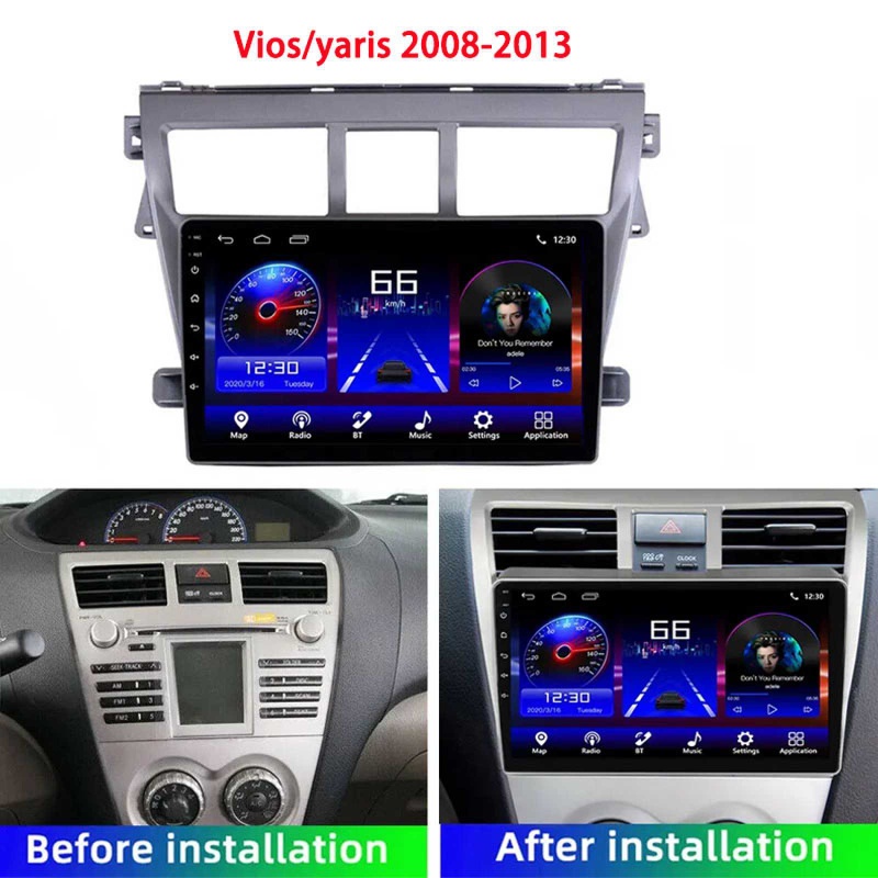 9inch/10inch for TOYOTA VIOS Yaris 2din Android Player with Apple ...
