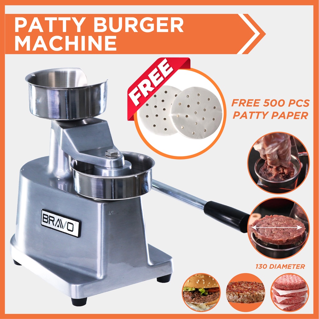 Patty Burger Machine Manual Hamburger Press Burger Patty Maker Burger ...
