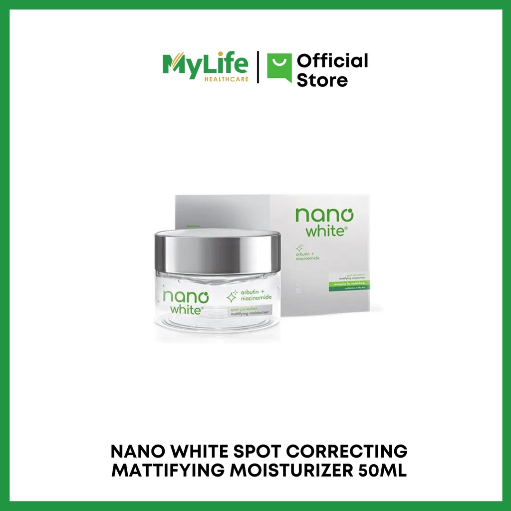 NANO WHITE SPOT CORRECTING MATTIFYING MOISTURIZER 50ML | Shopee Malaysia