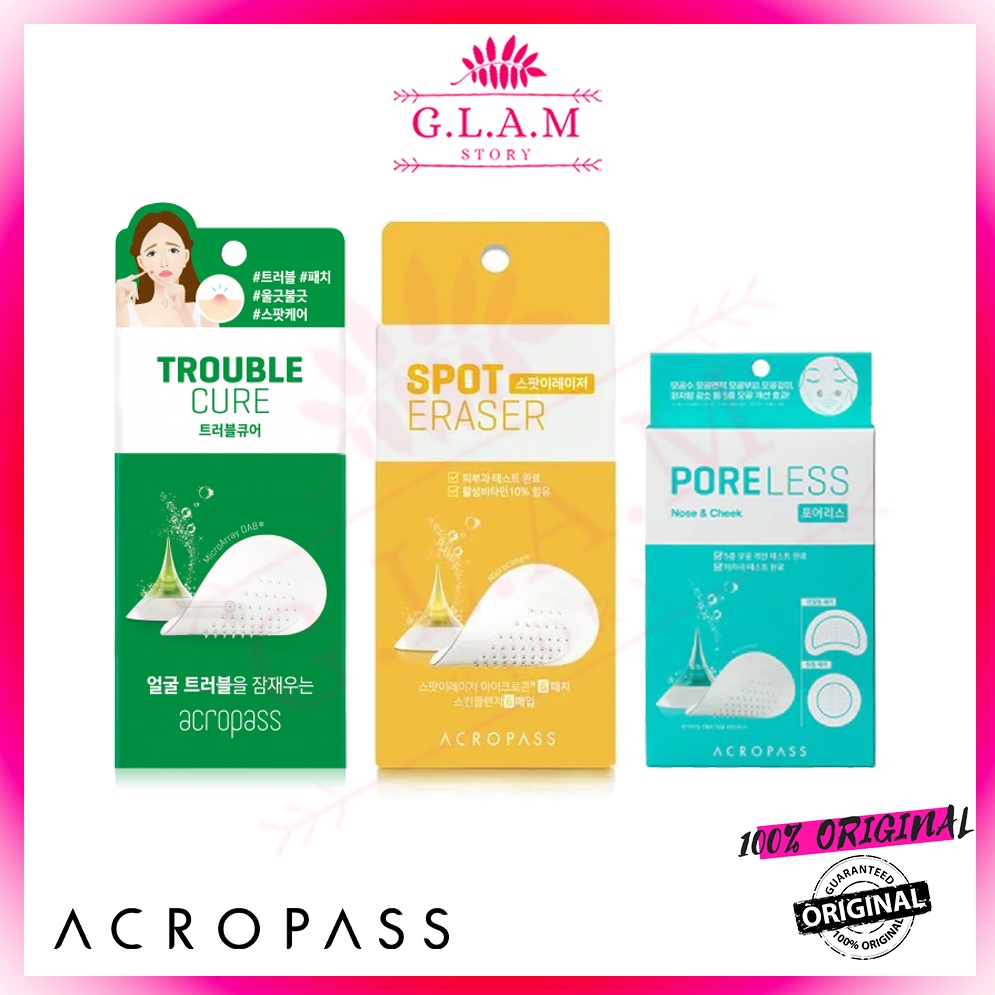 ACROPASS Trouble Cure / Spot Eraser / Poreless Patch [GLAM] | Shopee Malaysia