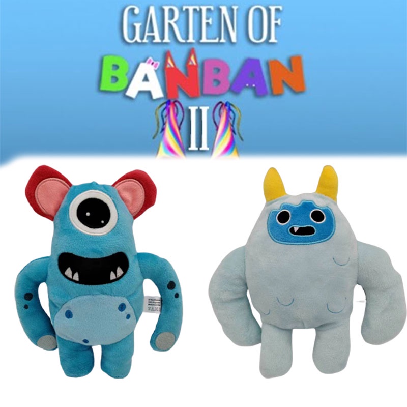 Garten Banban Of Plush Toy Devil Bear And Yellow Horn Fat And Banban ...