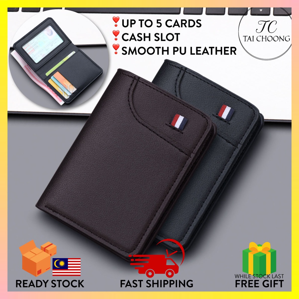 TC BW-085 Multifunction PU Leather Credit Card Holder Wallet | Shopee ...