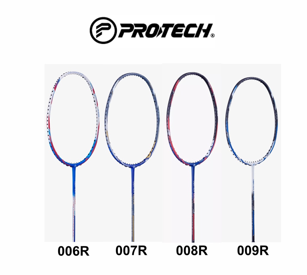 PROTECH Badminton Racket - Vortex 006R/007R/008R/009R (MAX 35LBS) (FREE ...