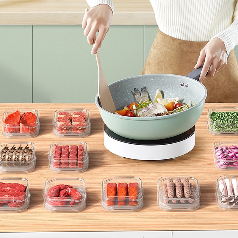 350ml Refrigerator Meat Dividing Box Storage Box Food Grade Special ...