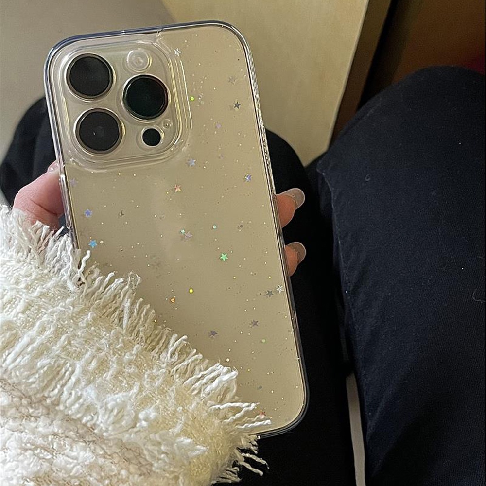 Casing iPhone 11 Shiny Glitter Bling Star Crystal iPhone 14 Pro Max ...